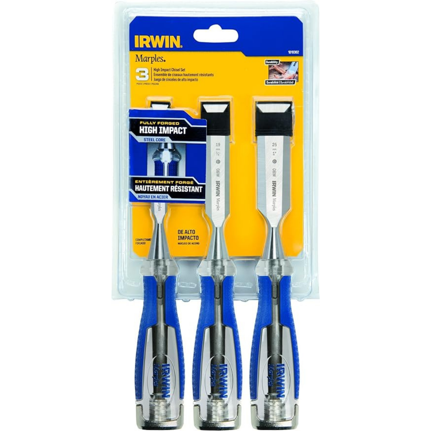 IRWIN Tools Marples 3pc Chisel Set – Oak City Customs
