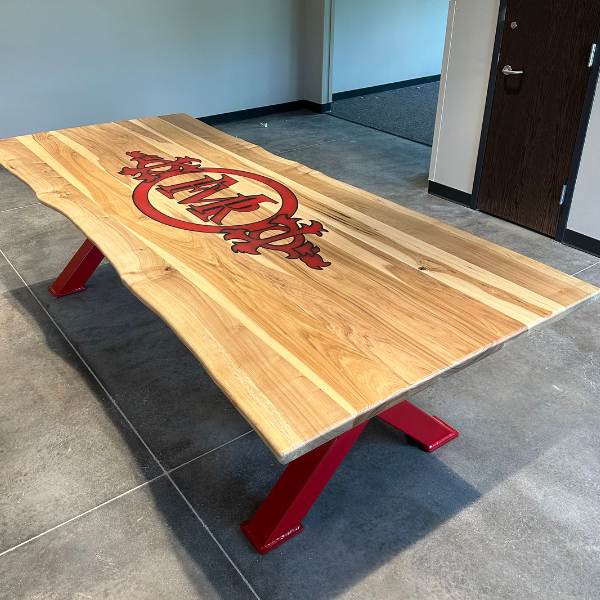 Custom Firehouse Logo Tables | Oak City Customs