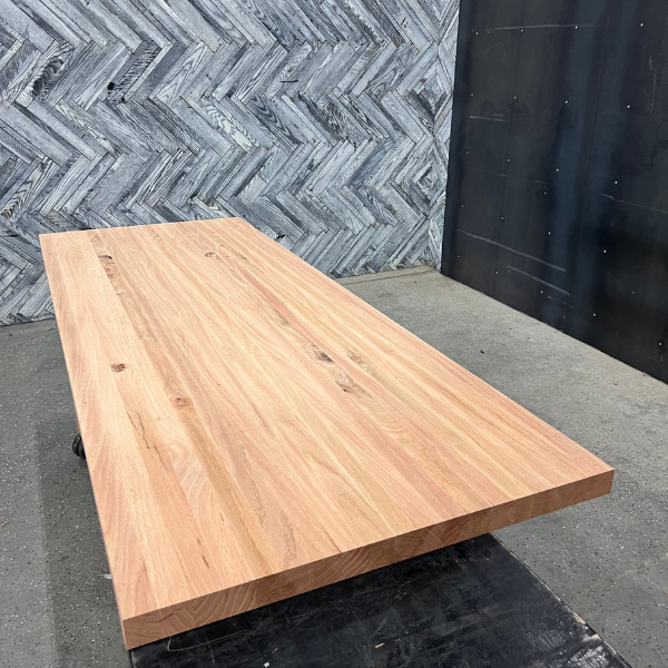 (Pre-Built) Rustic Oak Butcher Block Tabletop #PB027 90" x 34" x 2.0 ...