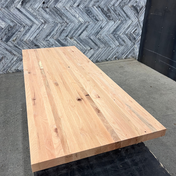 (Pre-Built) Rustic Oak Butcher Block Tabletop #PB028 78" x 29" x 2.0 ...