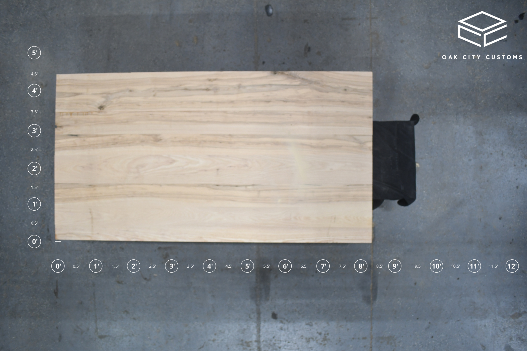 (Pre-Built) Sycamore Classic-Cut Tabletop #PB156 98" x 52" x 1.9" – Oak ...